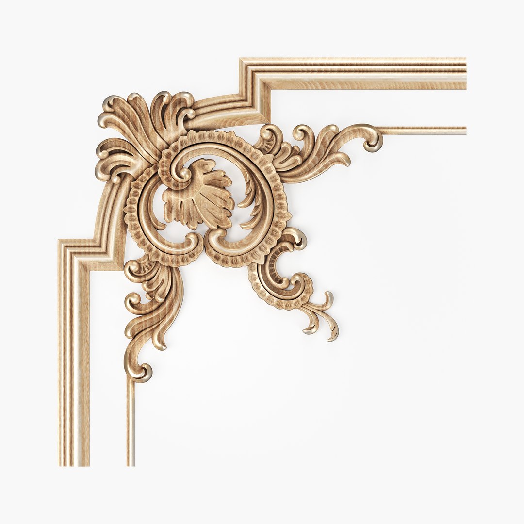 3D Overlays Corner Decor - TurboSquid 1873842