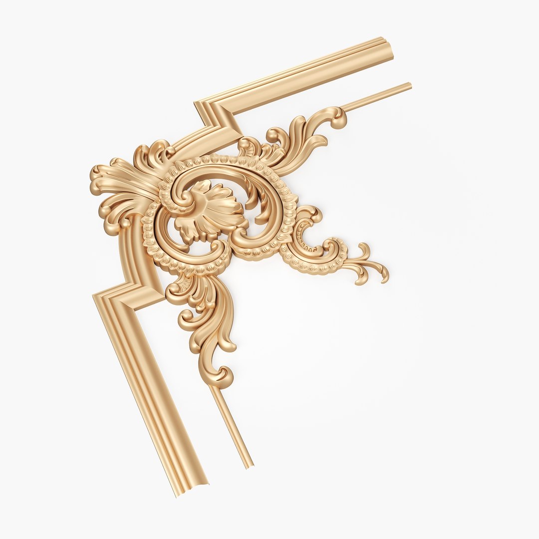 3D Overlays Corner Decor - TurboSquid 1873842