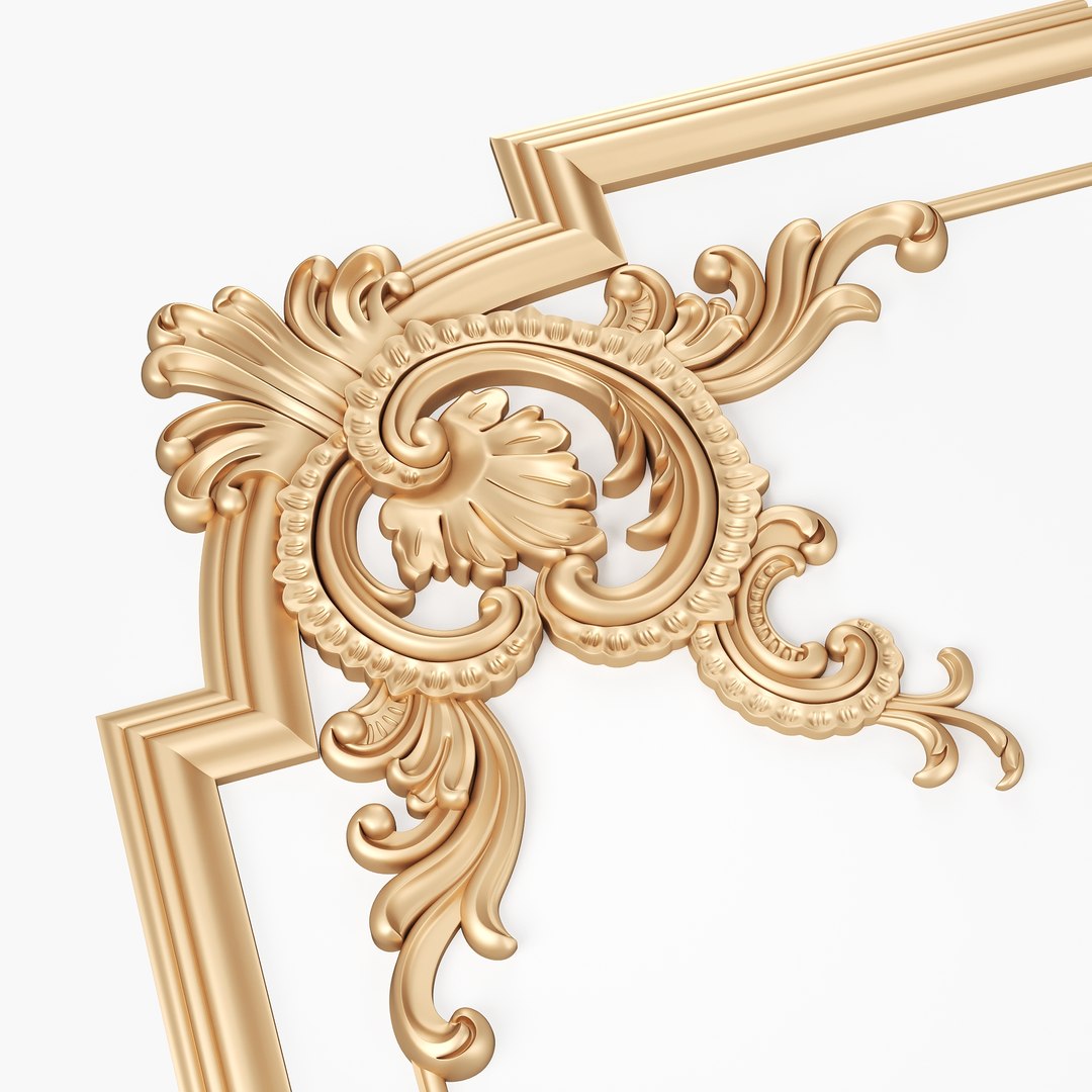 3D Overlays Corner Decor - TurboSquid 1873842