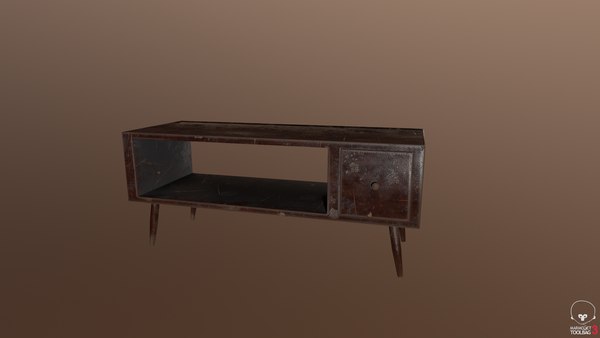Old scratched table chips 3D model - TurboSquid 1291456