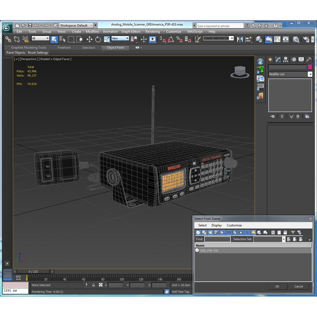 3ds Max Analog Mobile Scanner Greamerica