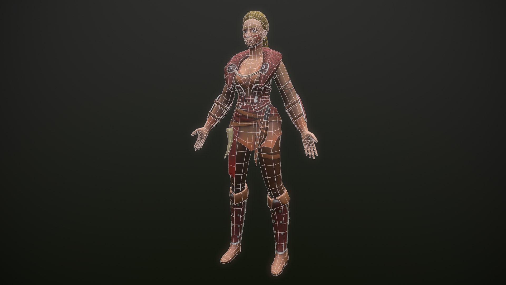 3D Viking Female Character 1.4 - Low Poly Model - TurboSquid 2093706