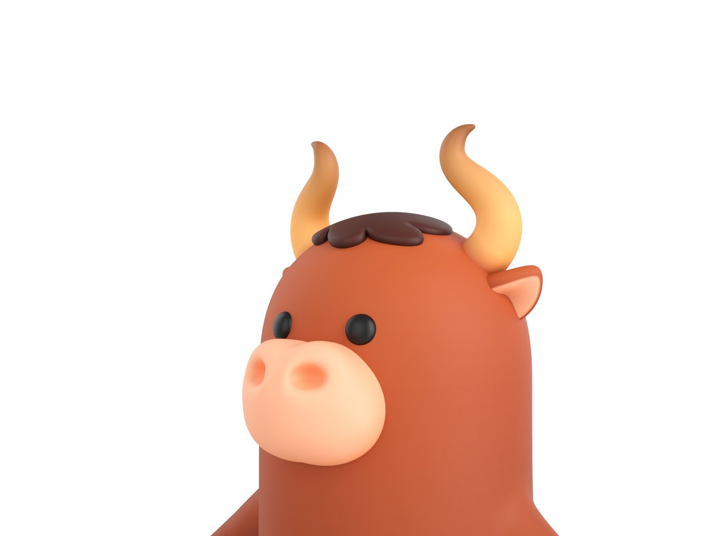 3D Bull Character - TurboSquid 2021179