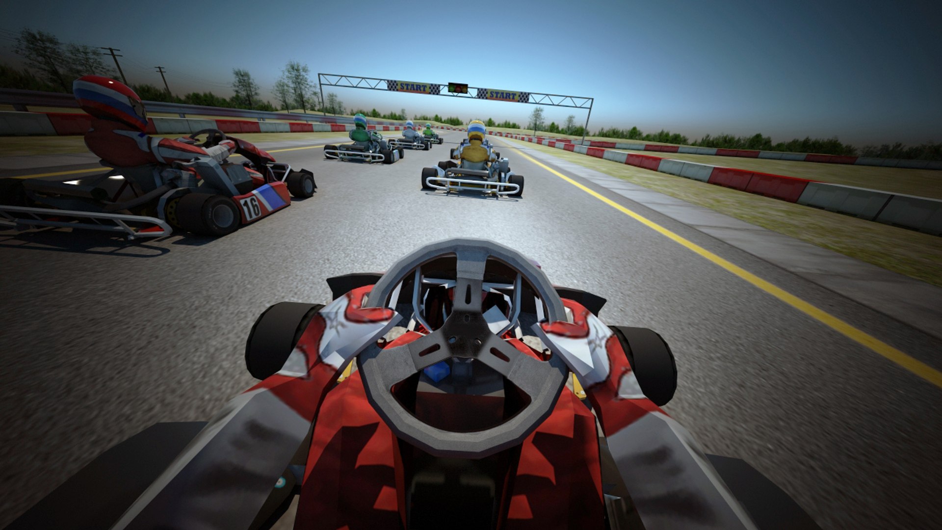 3D 9 Go-karts 1 Race Track - TurboSquid 1199063
