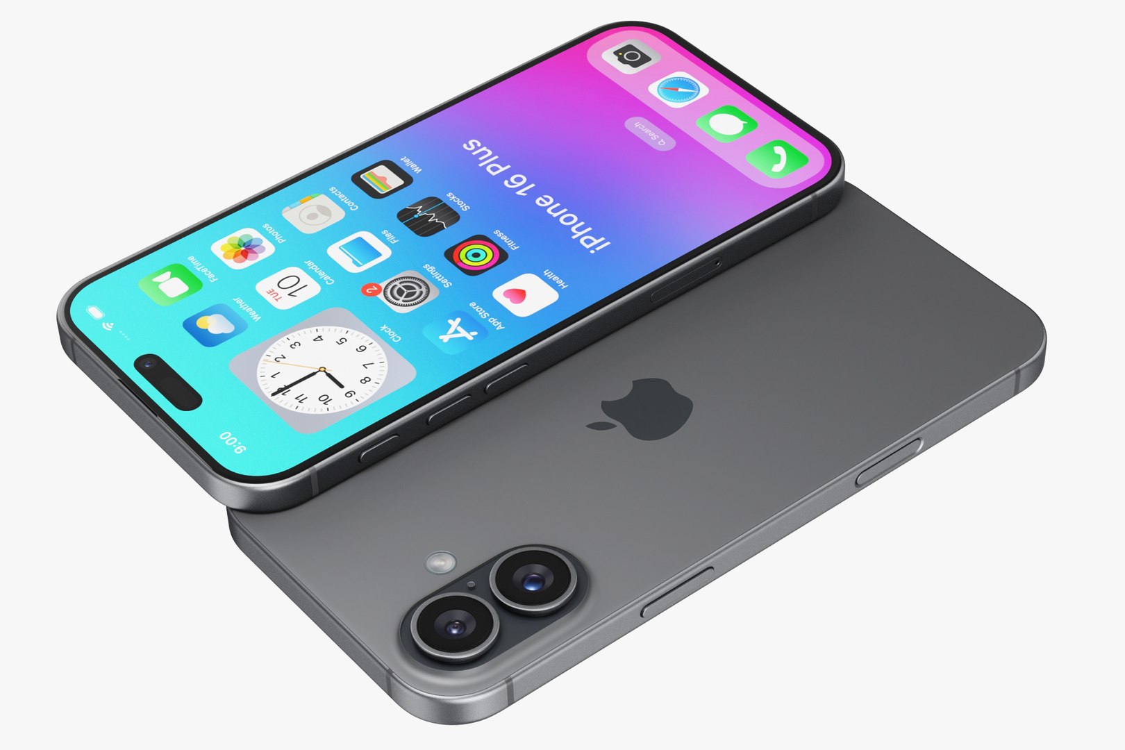 3D Apple IPhone 16 Plus V1 - TurboSquid 2225060