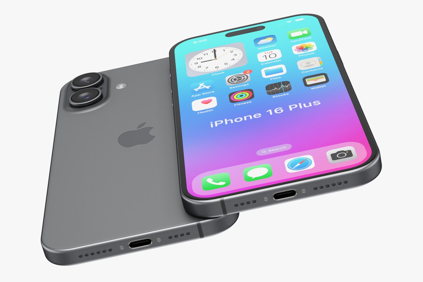 3D Apple IPhone 16 Plus V1 - TurboSquid 2225060