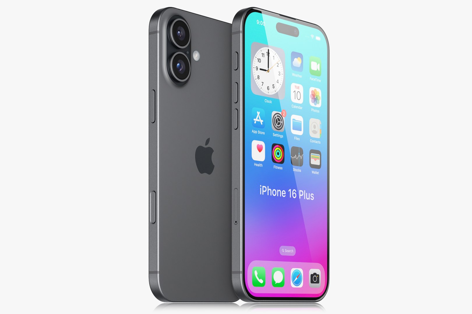 3D Apple IPhone 16 Plus V1 - TurboSquid 2225060