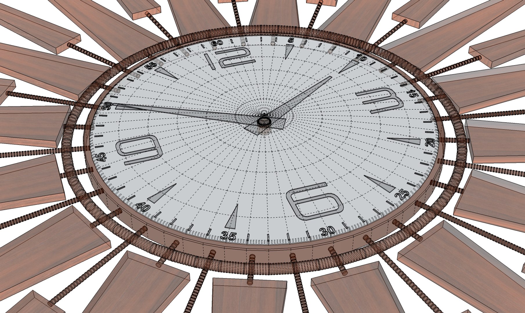 3D Wall Clock - TurboSquid 1368896