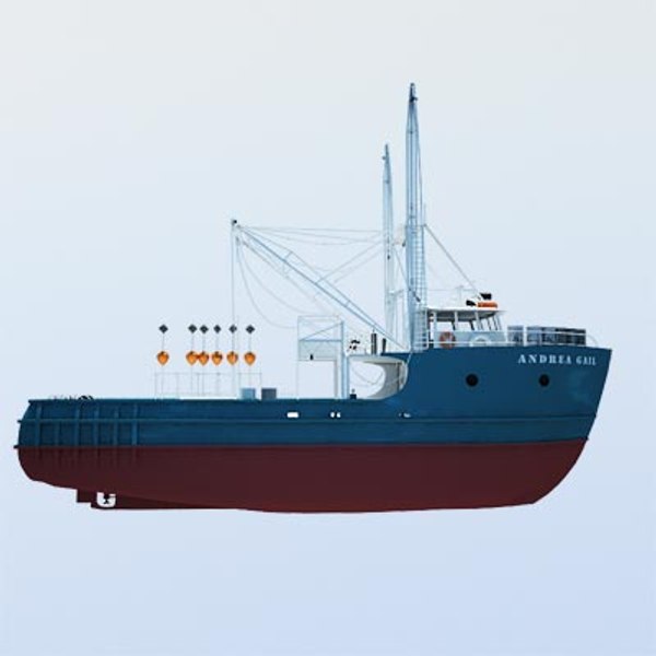 fishing andrea gail 3d model