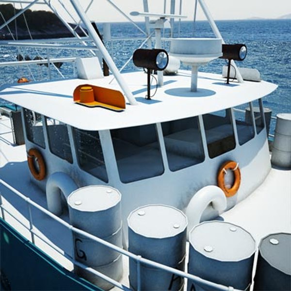 fishing andrea gail 3d model
