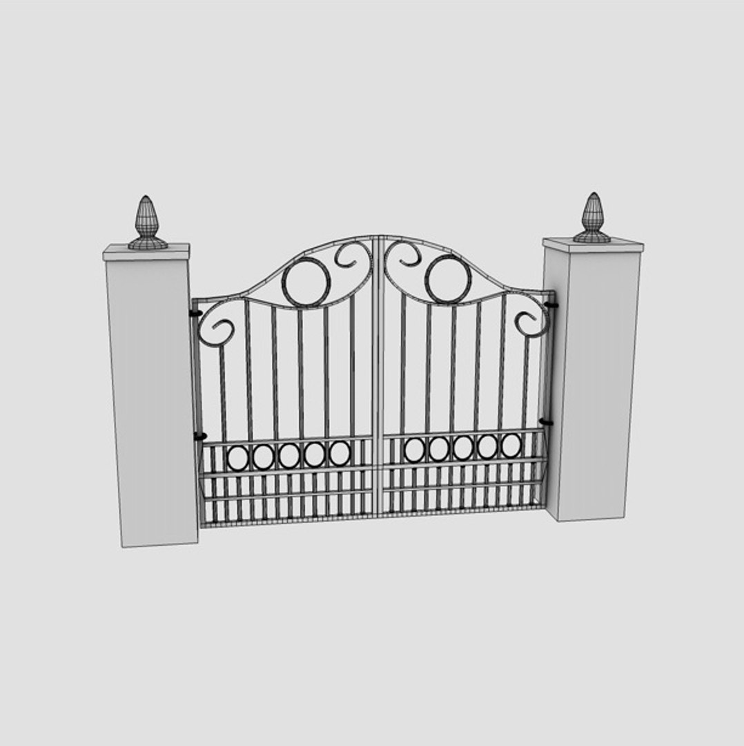 3d Model Iron Gate