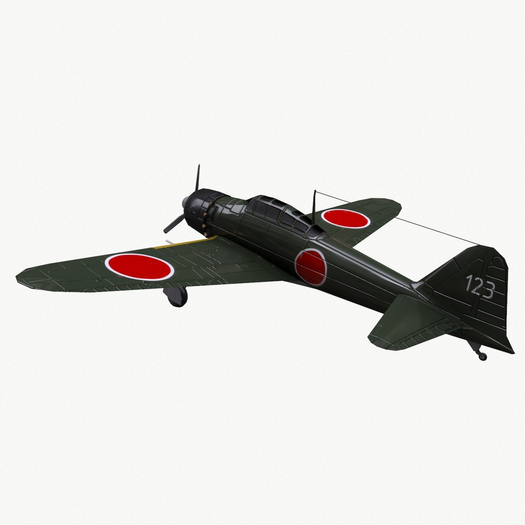 3d Mitsubishi A6m2 Zero Plane