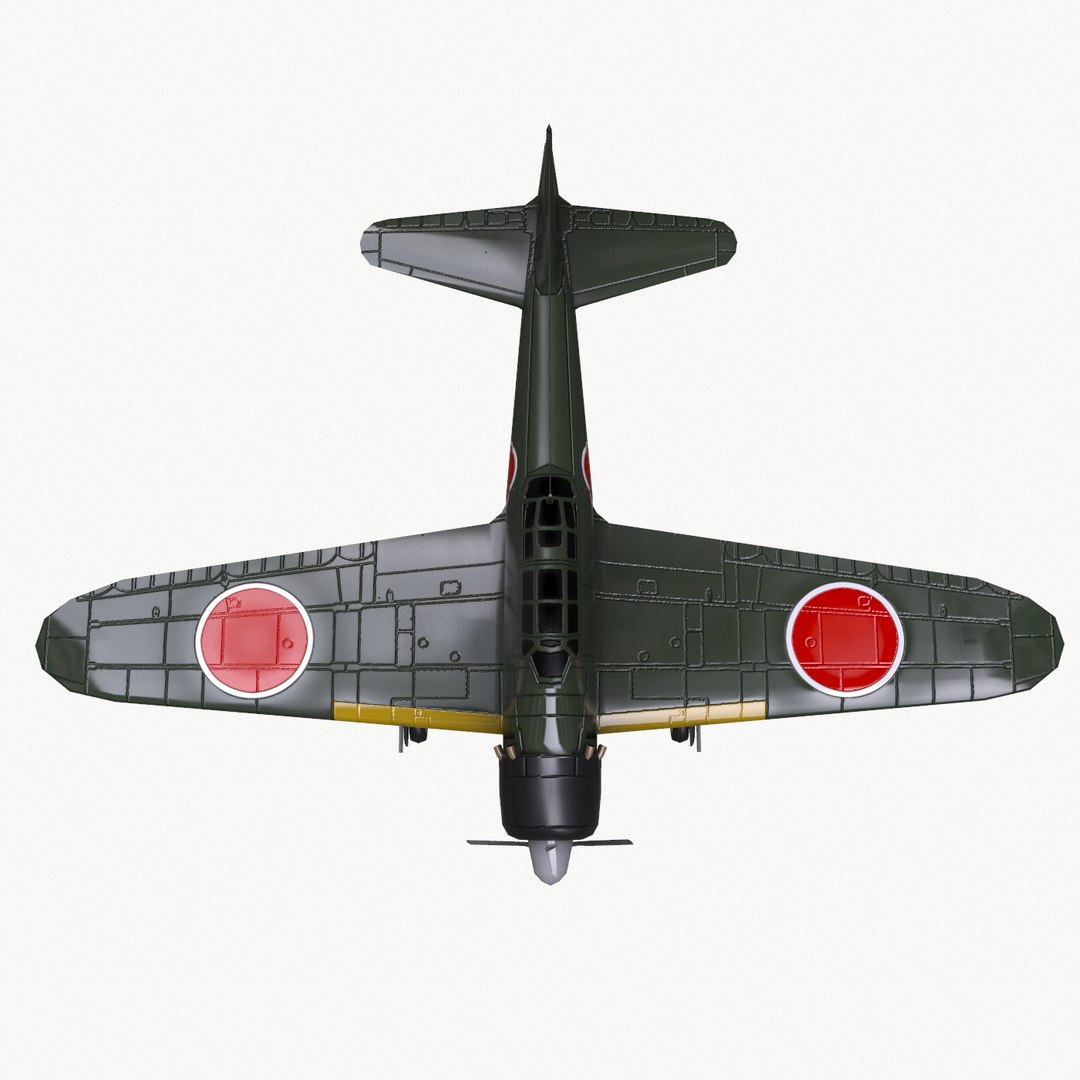 3d Mitsubishi A6m2 Zero Plane