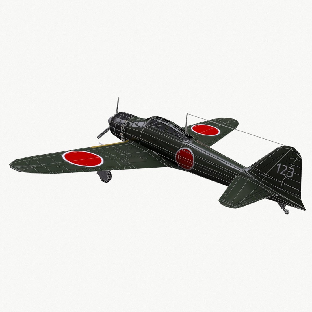 3d Mitsubishi A6m2 Zero Plane