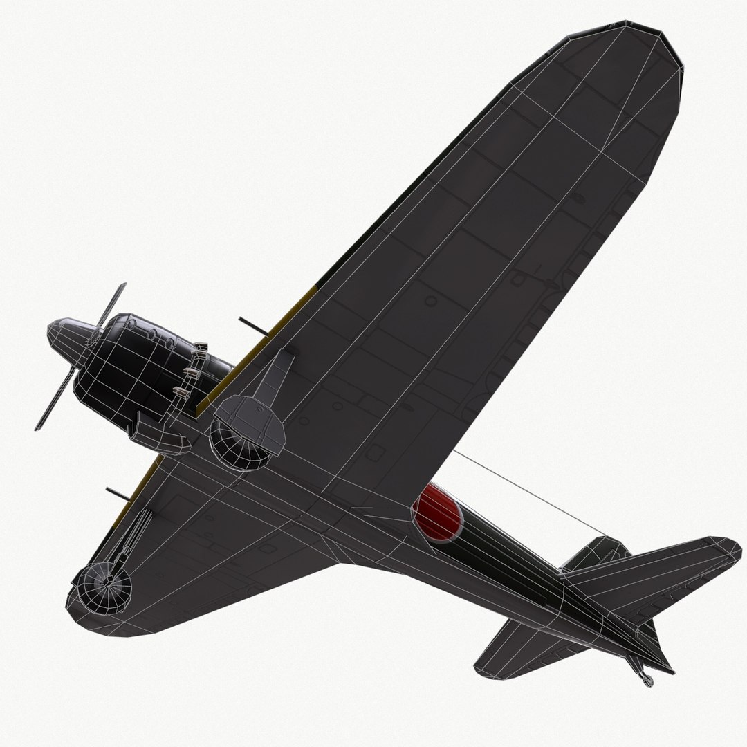 3d Mitsubishi A6m2 Zero Plane