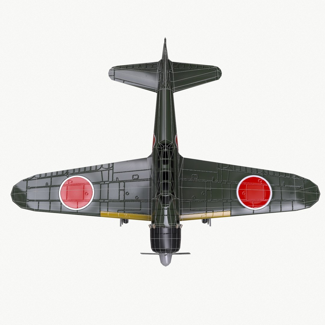 3d Mitsubishi A6m2 Zero Plane