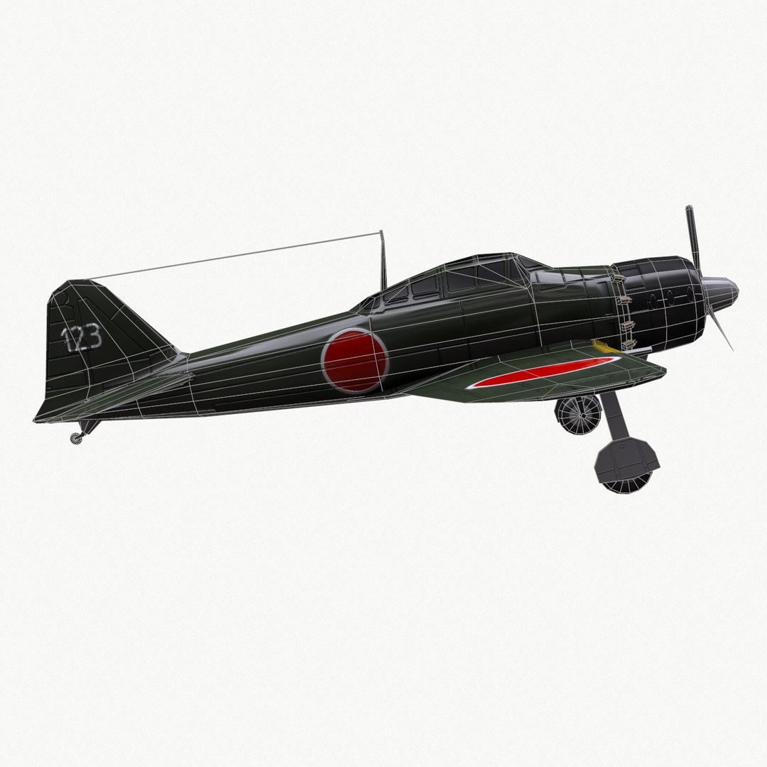 3d Mitsubishi A6m2 Zero Plane