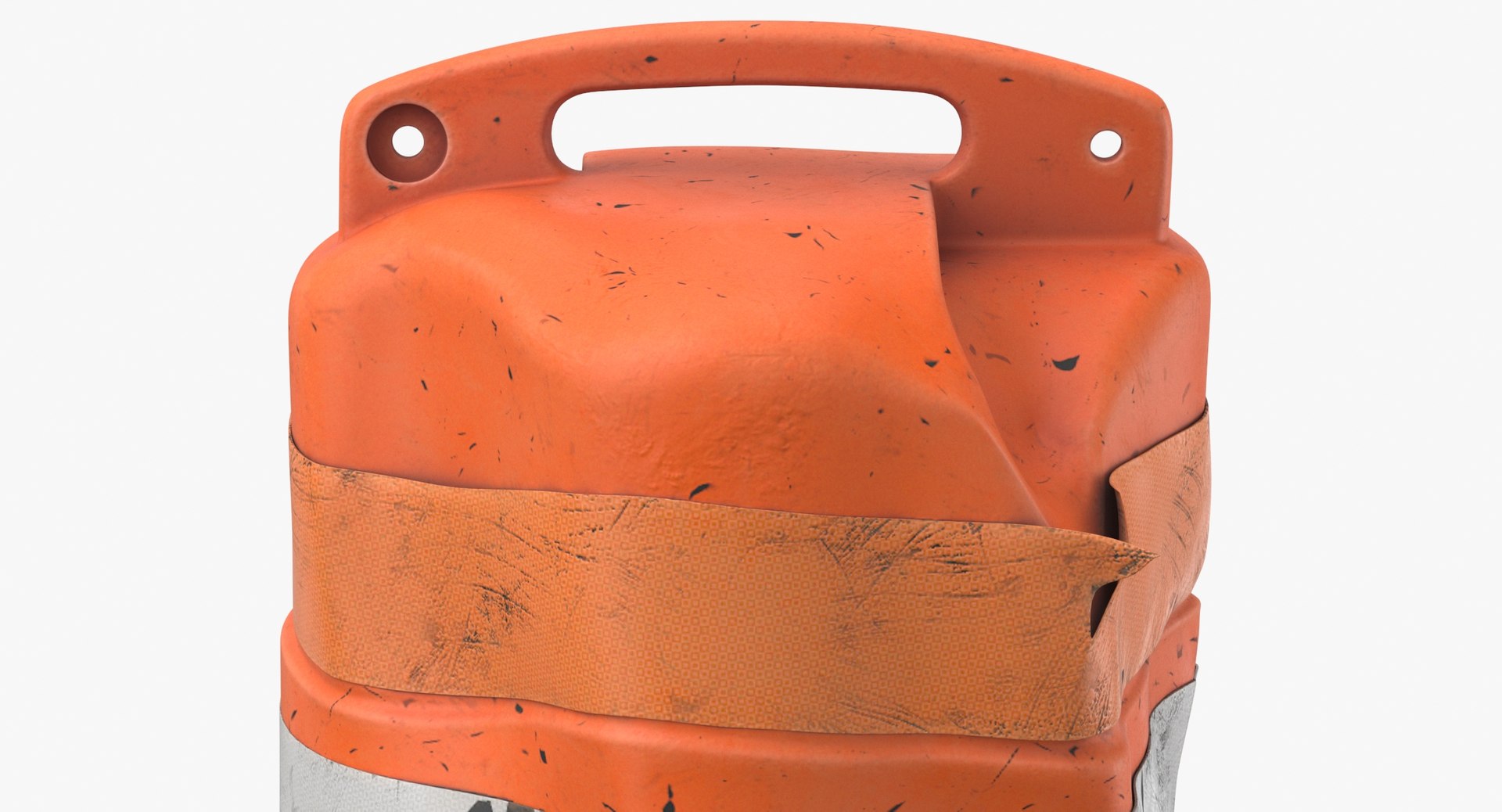 Safety Barrel Damaged Model - TurboSquid 1864998