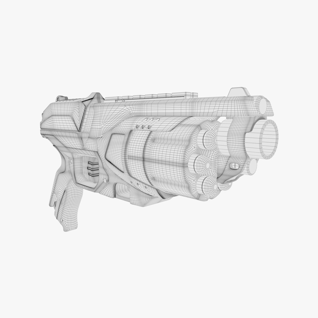 Gun 3D Model - TurboSquid 2182579