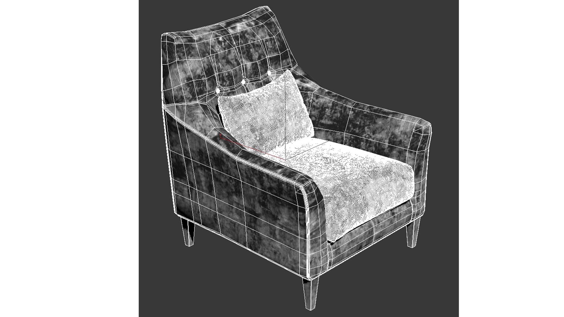 3D Patrick Naggar Newton Club Chair - TurboSquid 2178110
