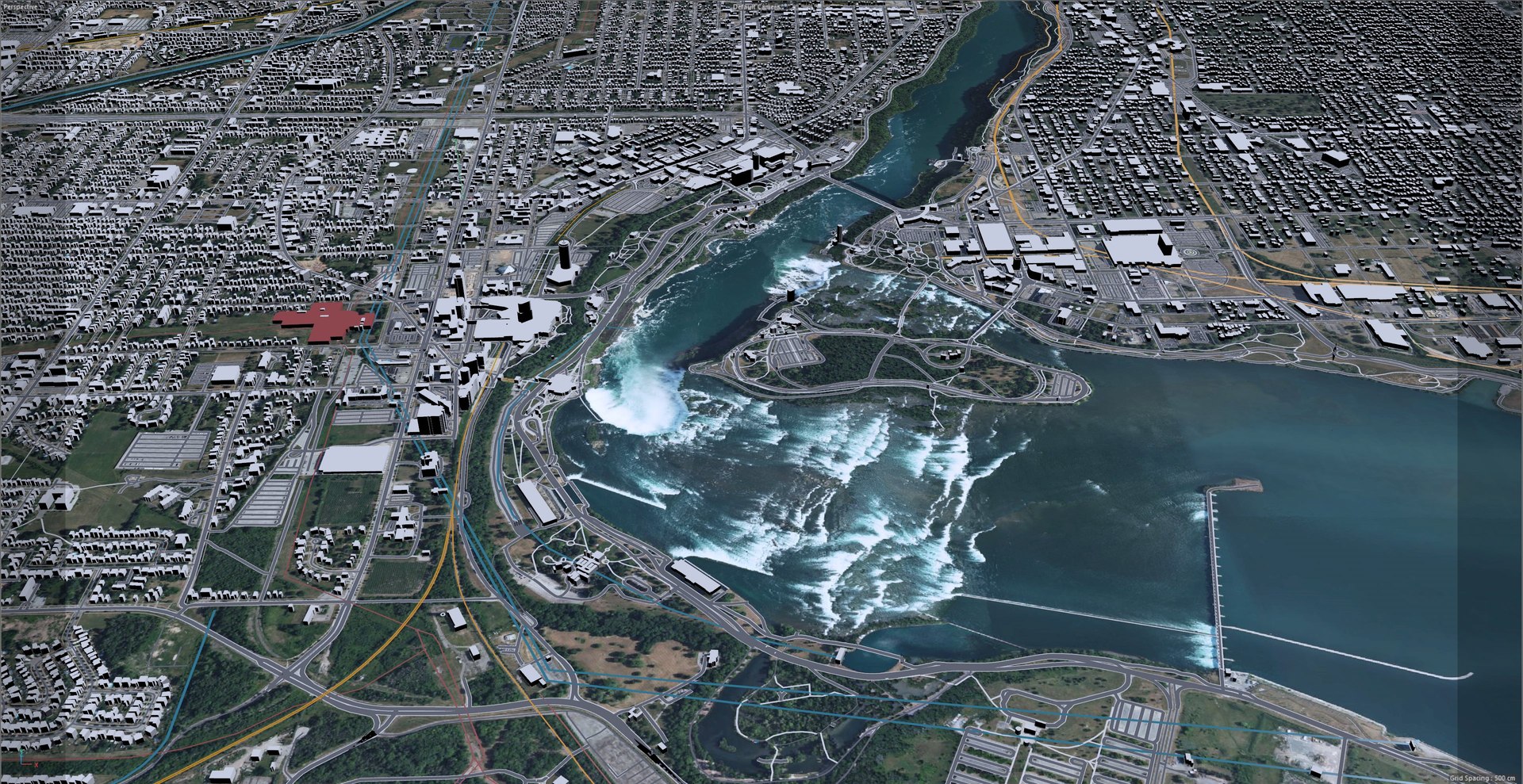 3D Niagara Falls Ontario Canada Model - TurboSquid 2042519