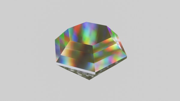 Hexagon Cut Diamond 3D model - TurboSquid 1851125