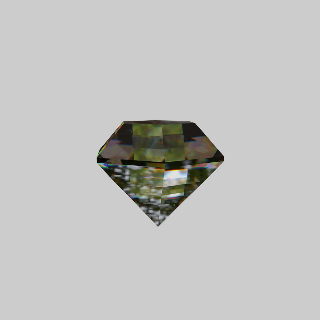 Hexagon Cut Diamond 3D Model - TurboSquid 1851125