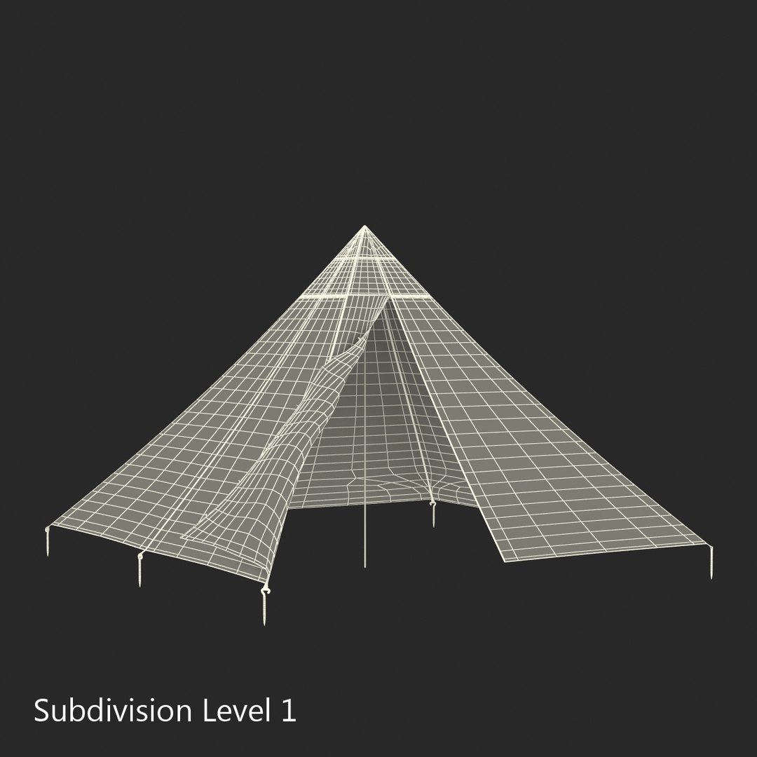 Floorless Camping Tents 3D Model - TurboSquid 1179259