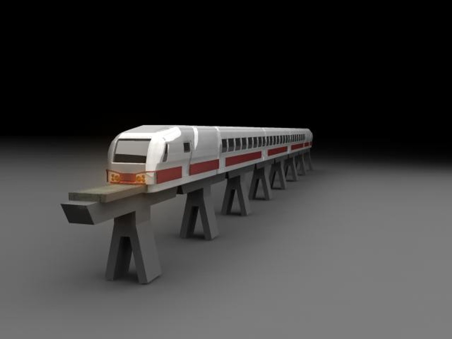 Tms Train 3d Max