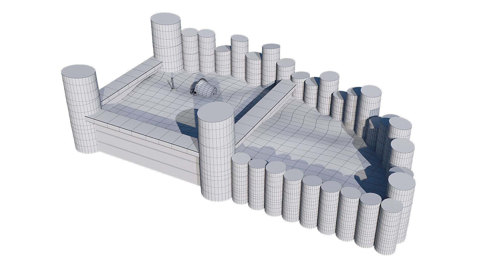 3D Sandbox Wood Sand Model - TurboSquid 1710096