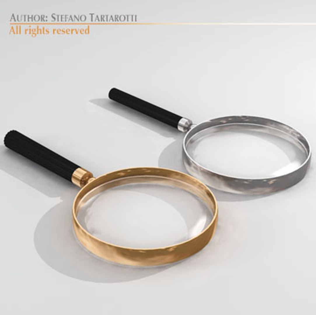 3d Magnifying Glass Model