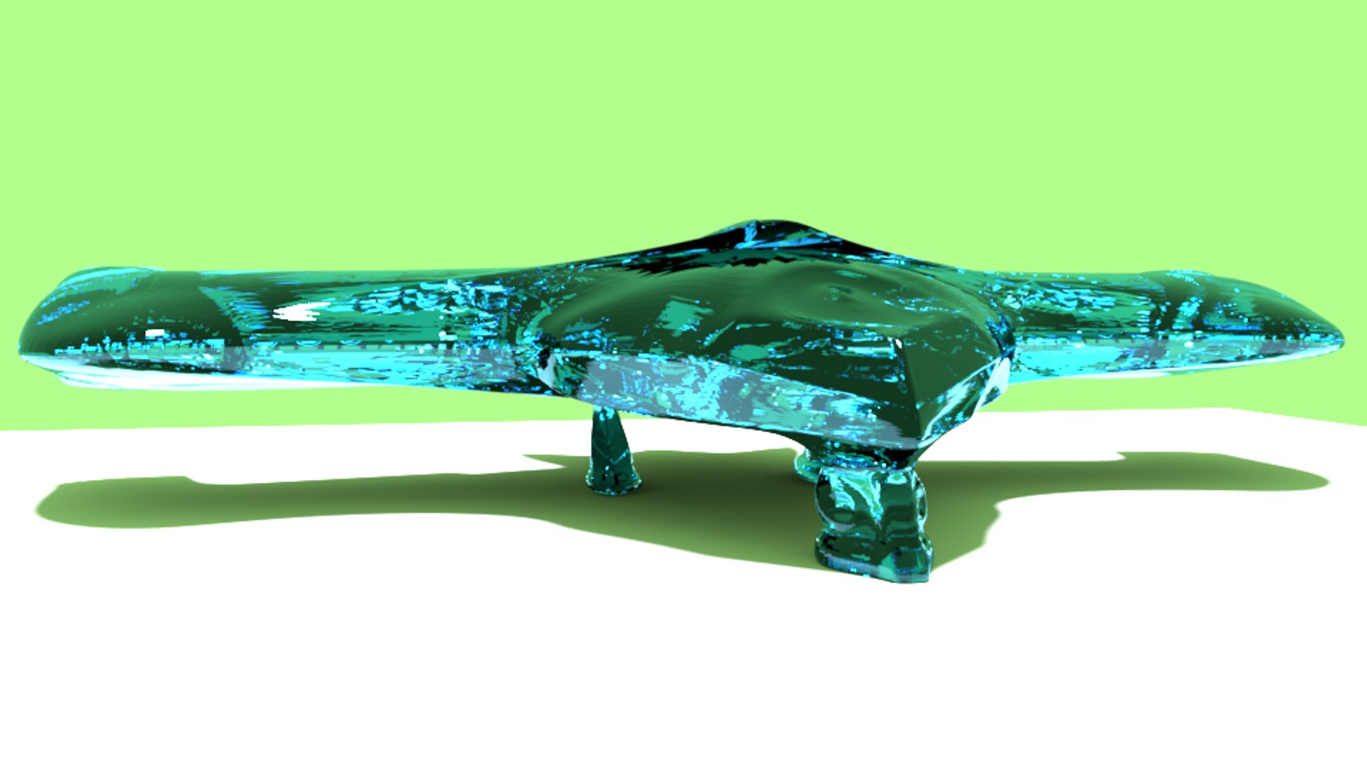 Glass spaceship 3D model - TurboSquid 1259988