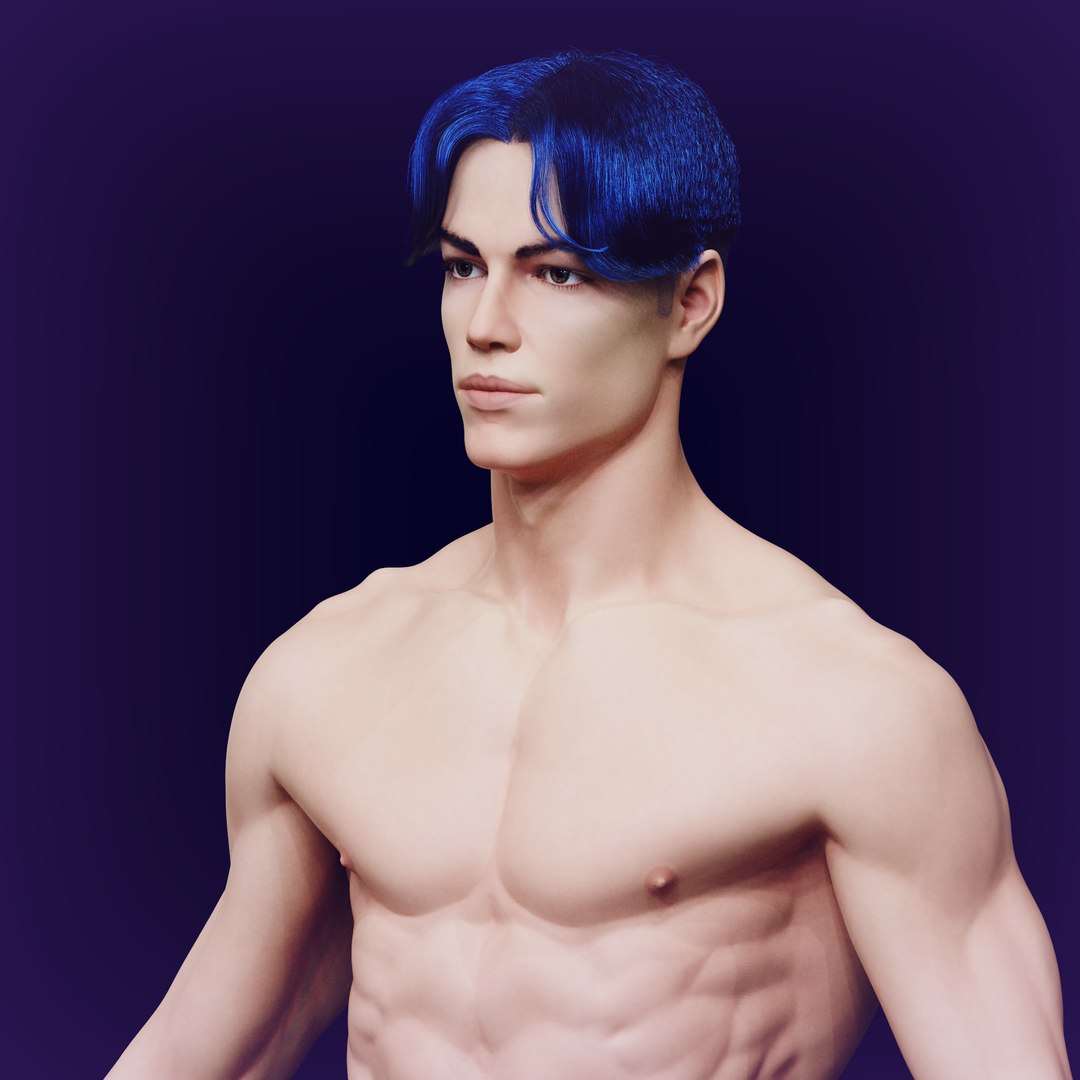 3D Model Transhumanist Realistic Man - TurboSquid 2288687