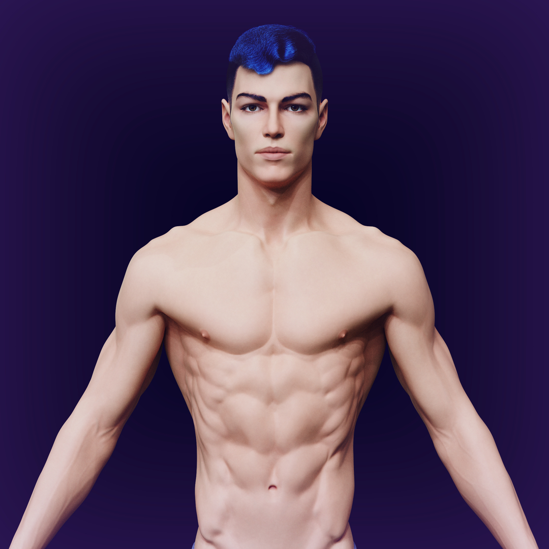 3D Model Transhumanist Realistic Man - TurboSquid 2288687