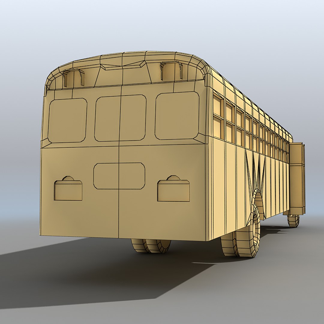 3ds Max School Bus