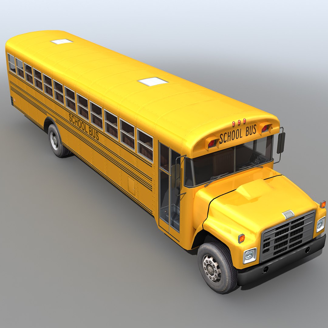 3ds Max School Bus