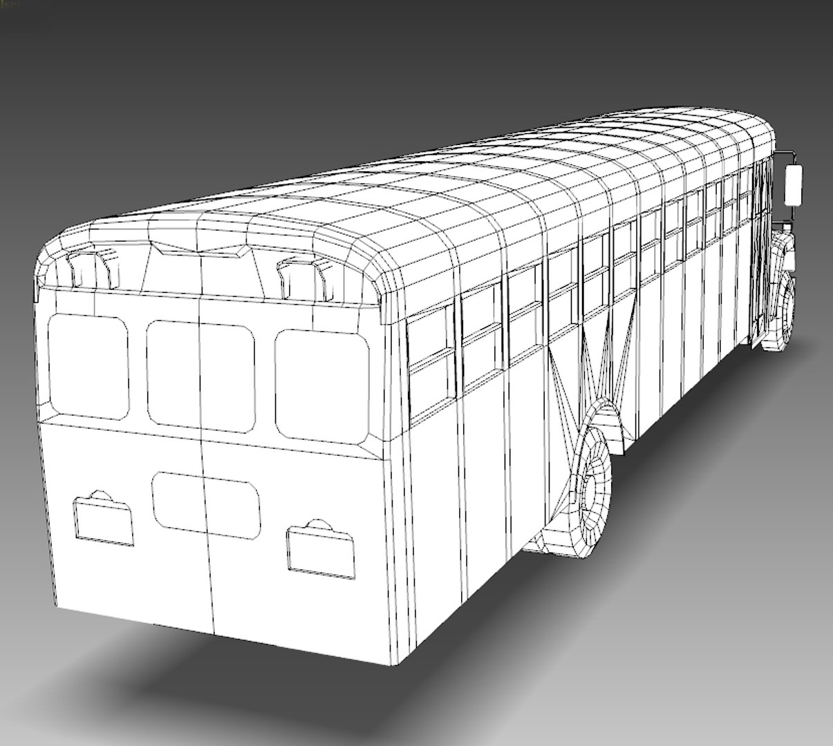 3ds max school bus