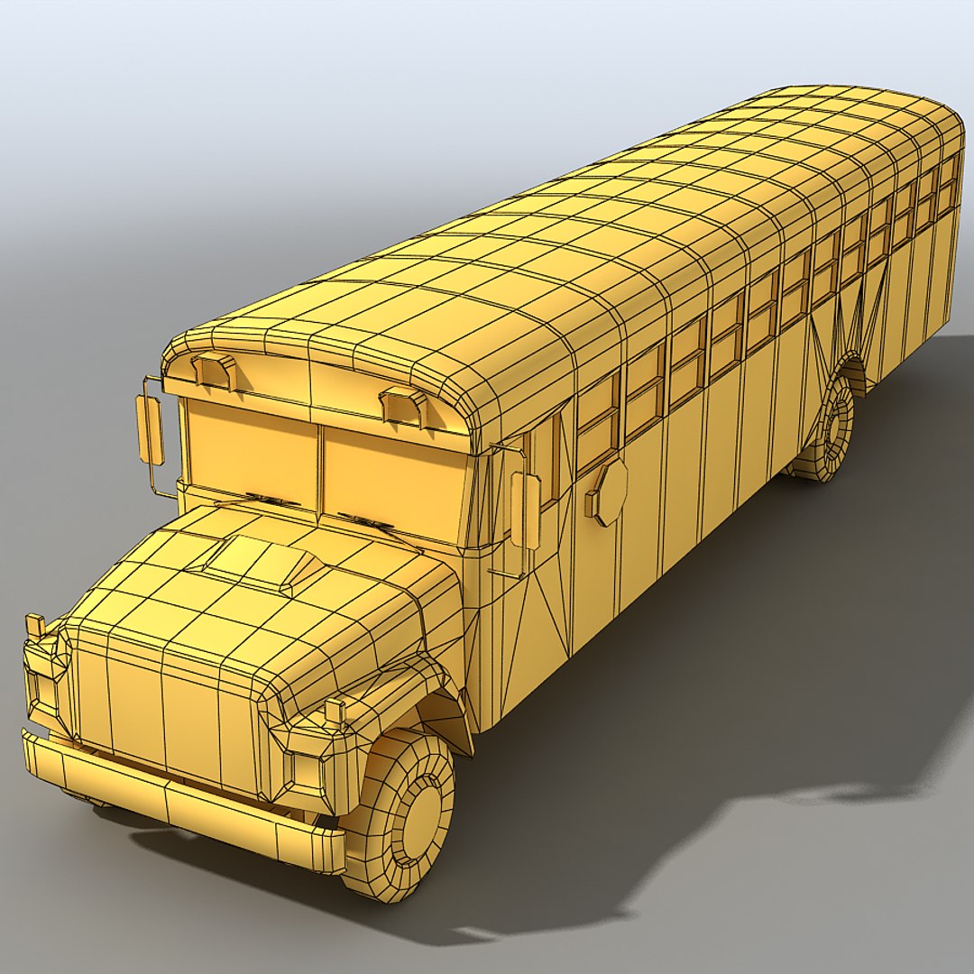 3ds Max School Bus