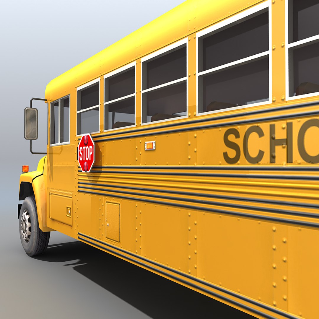 3ds Max School Bus