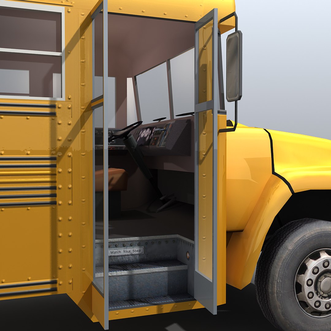 3ds Max School Bus