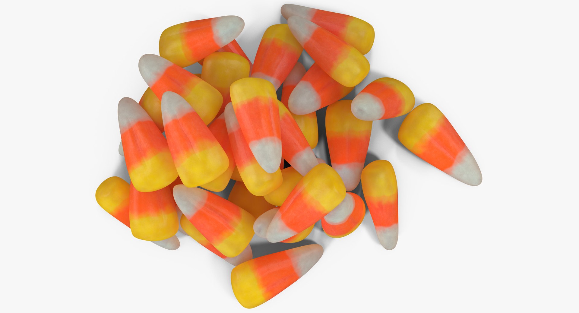 Candy Corn 2 3D Model - TurboSquid 1330974