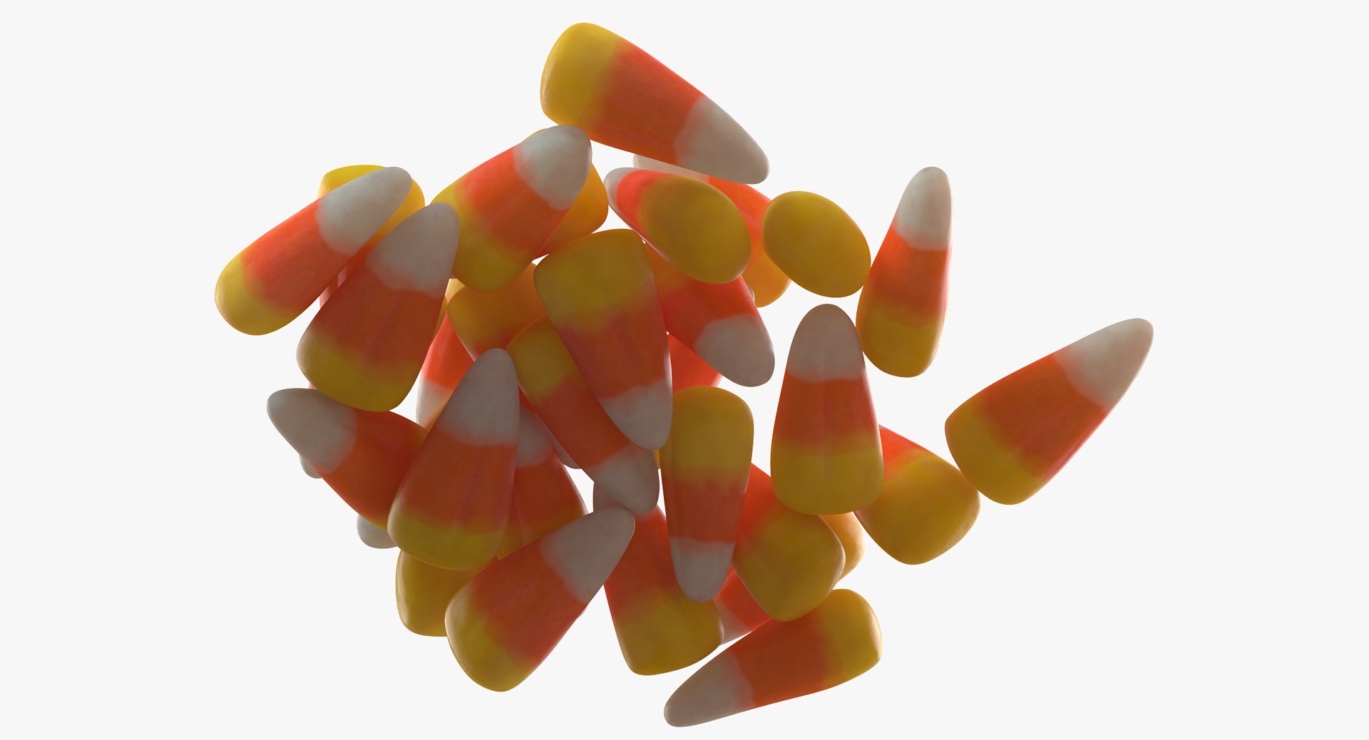 Candy Corn 2 3D Model - TurboSquid 1330974