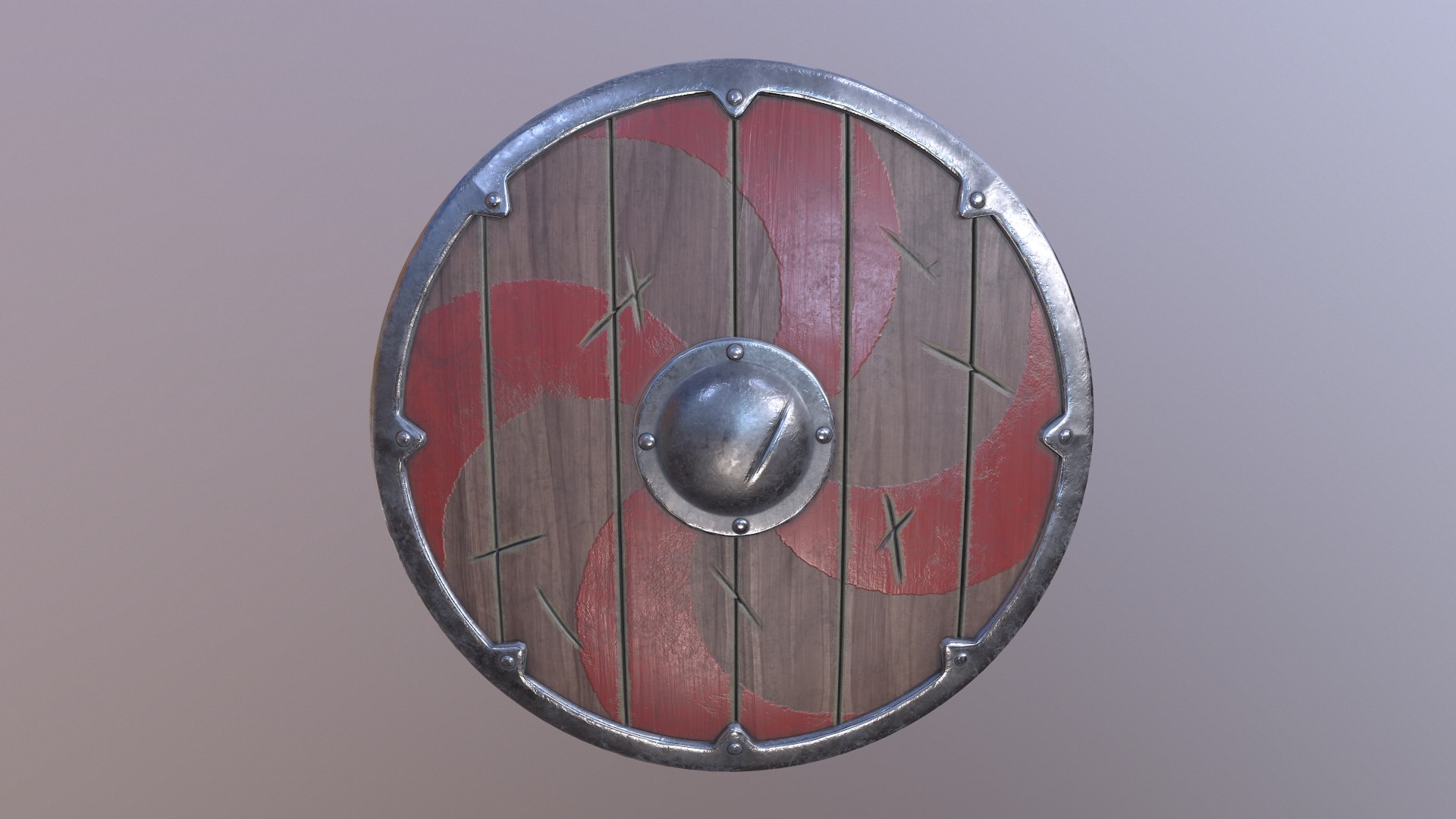 3D Model Viking Shield - TurboSquid 1412335