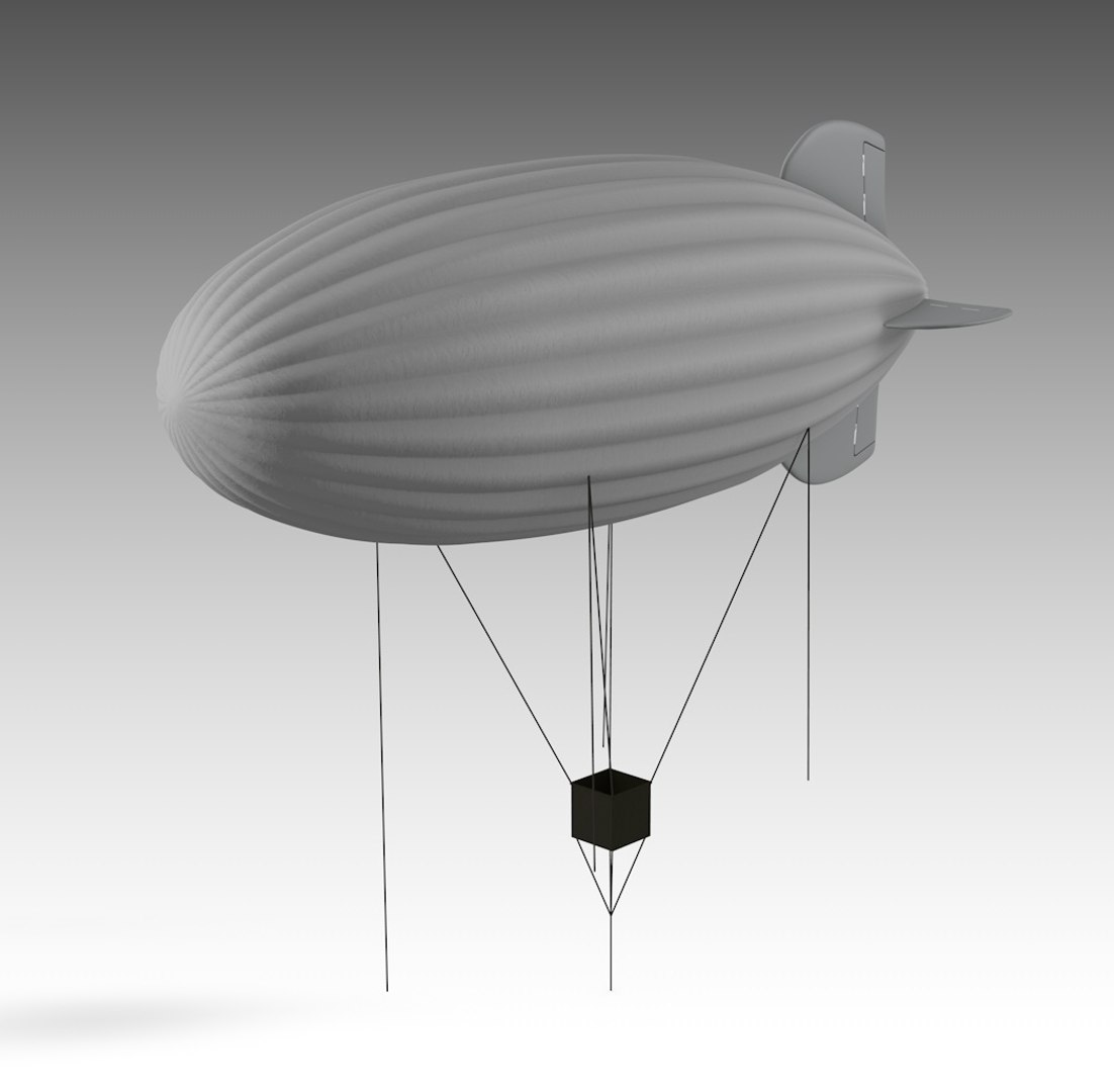 3D zeppelin observing model - TurboSquid 1225300