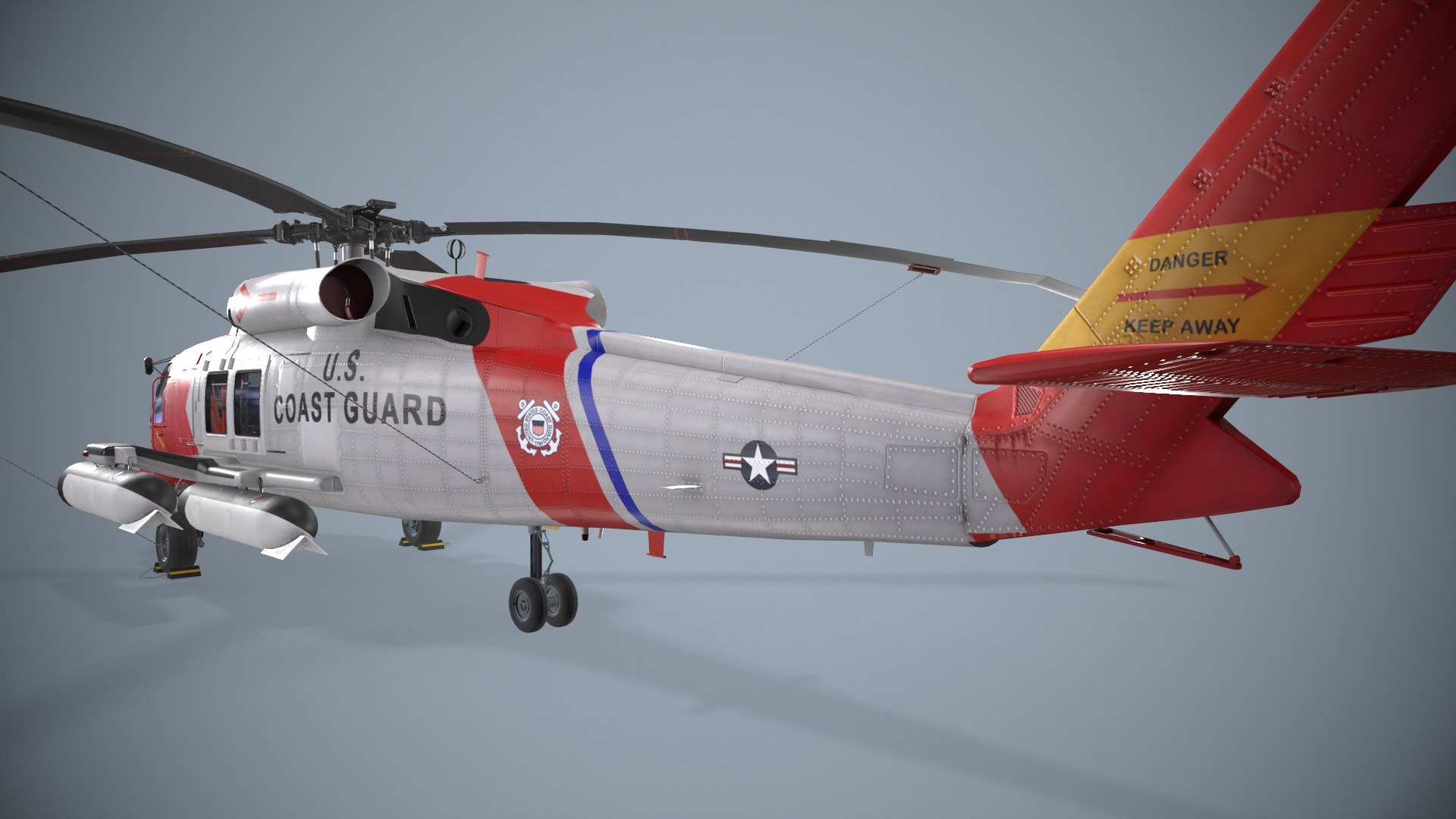Sikorsky MH-60J Jay Hawk Static 3D Model - TurboSquid 2001634