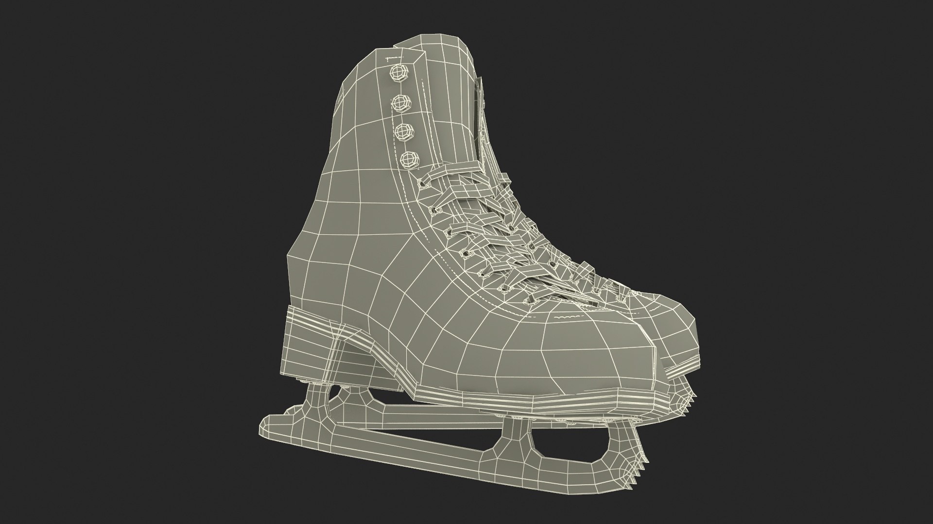 Black Ice Skates 3D - TurboSquid 2127778
