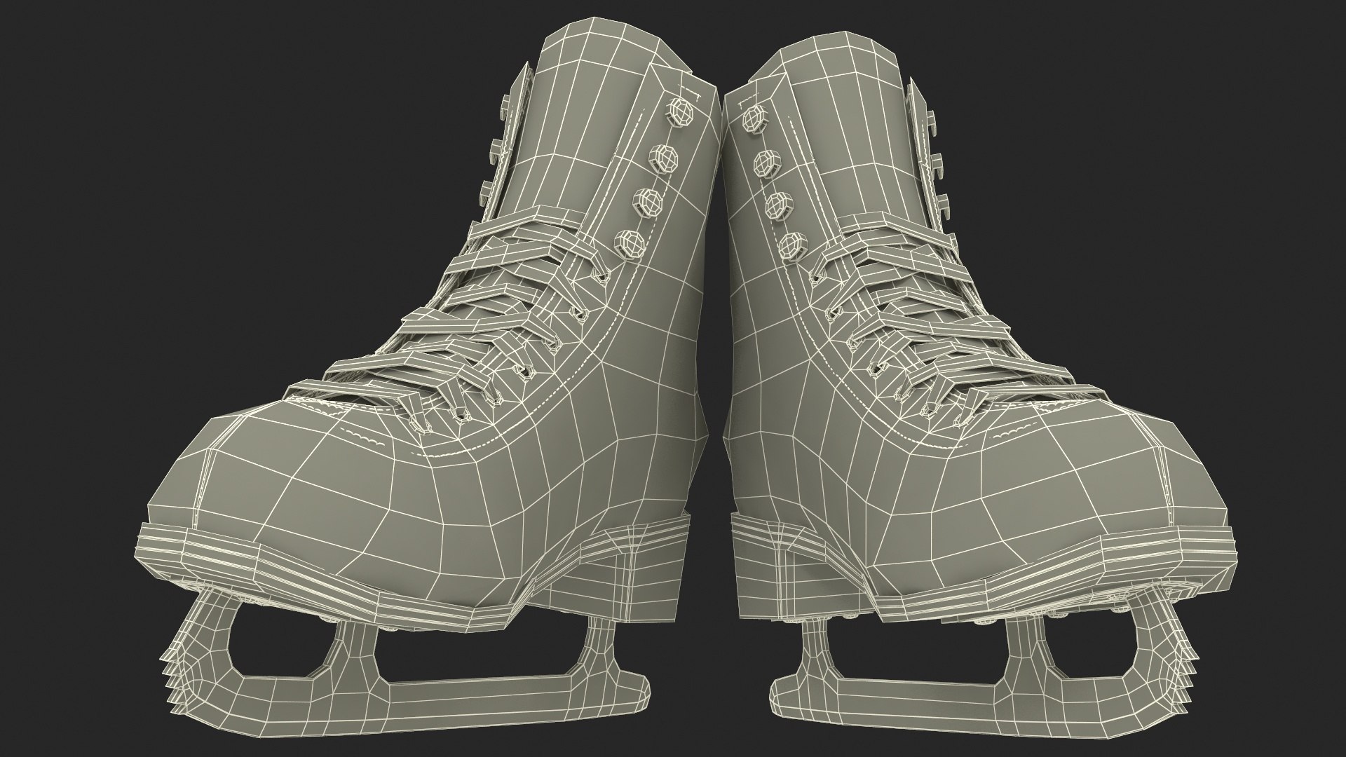 Black Ice Skates 3D - TurboSquid 2127778