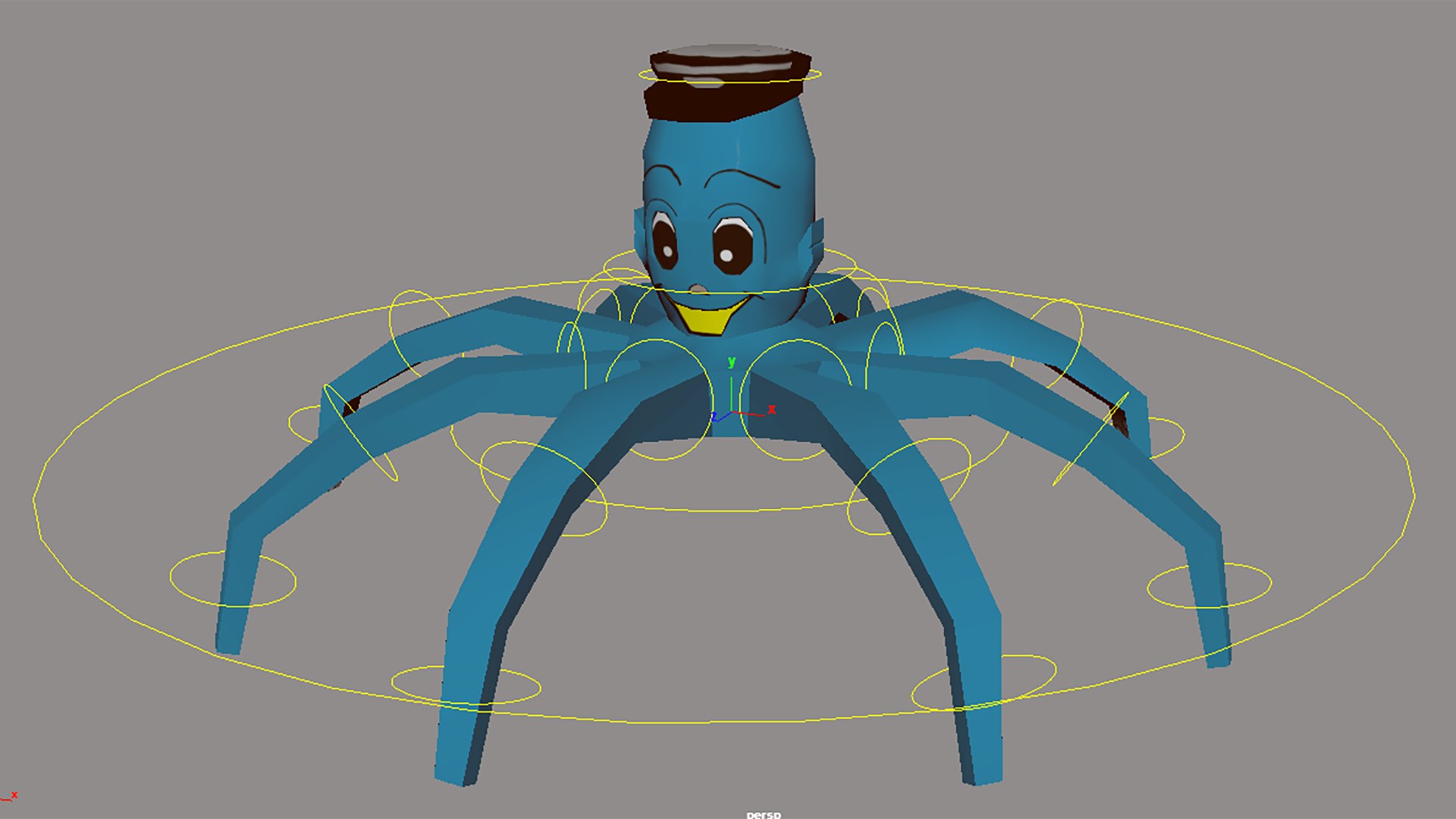 Free Skippy The Octopus Model - TurboSquid 2063054