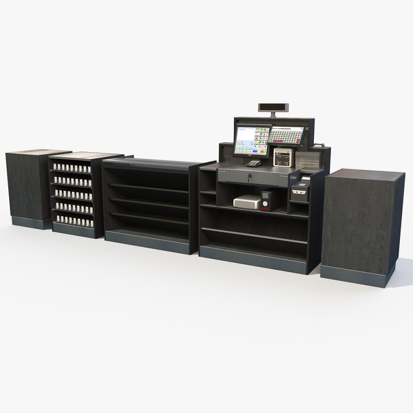 3D Cashier Models | TurboSquid
