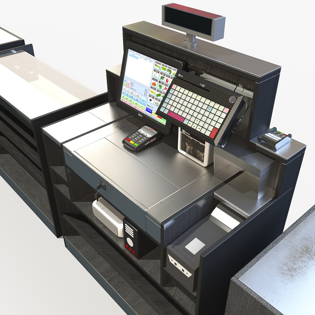 Cashier Cigarette Express 3D - TurboSquid 1378997